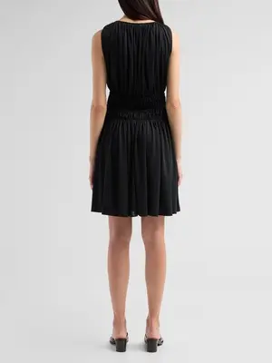Vince Sleeveless Smock Tiered Dress