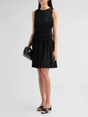Vince Sleeveless Smock Tiered Dress