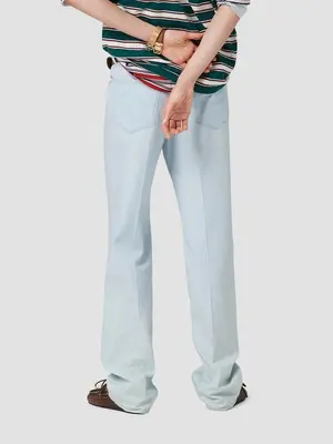 Miu Miu Five-pocket Chambray Denim Jeans