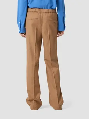 Miu Miu Camel Hair Drawstring Pants