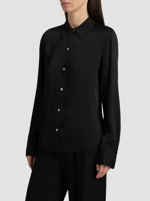 Vince Slim-fit Classic Shirt - Black