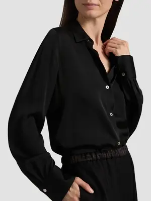 Vince Slim-fit Classic Shirt - Black