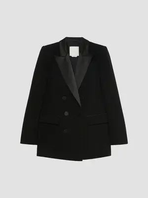 Marina Rinaldi Satin Detail Cady Blazer Jacket