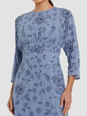 Mac Duggal Cocktail Georgette Midi-dress