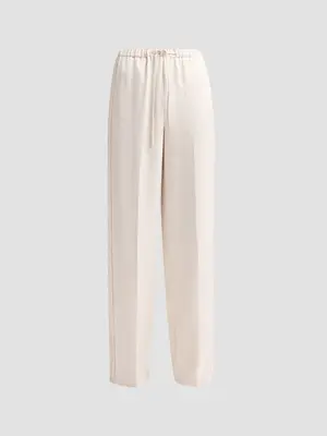 Vince Mid-waist Shine Crepe Pants