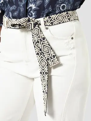 Marina Rinaldi Cotton Bull Barrel Leg Jeans