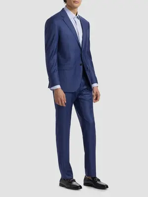 Emporio Armani Virgin Wool Suit - High Blue