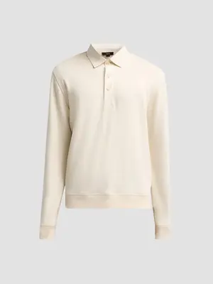 Vince French Terry Travel Polo Shirt