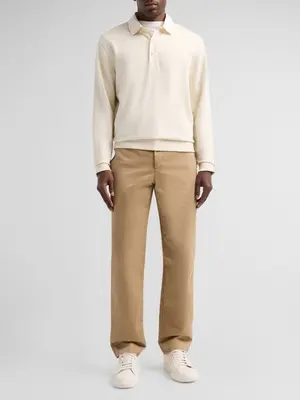 Vince French Terry Travel Polo Shirt