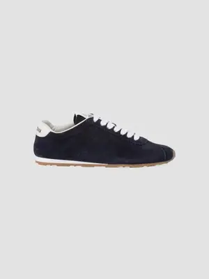 Miu Miu Plume Suede Sneakers Blue