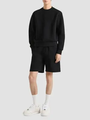 Givenchy Herringbone Knit Sweatshirt With Jacquard