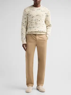 Vince Super Space-dye Merino Wool Crewneck Sweater