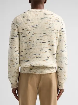 Vince Super Space-dye Merino Wool Crewneck Sweater
