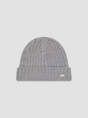 Givenchy Beanie In Wool With Pin - Light Grey