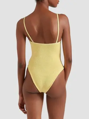 Hunza G Mia Beaded One-piece Swimsuit