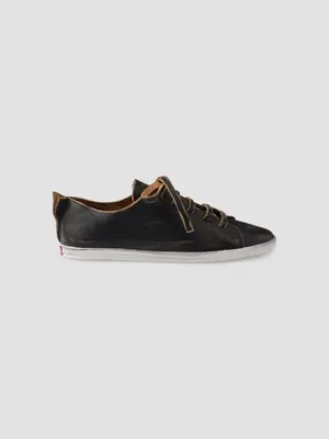 Prada Leather Sneakers - Black