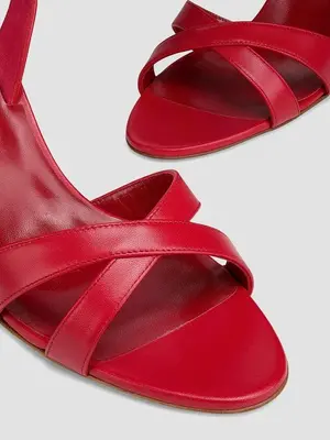 Manolo Blahnik Callasli 90mm Leather Slingback Sandals