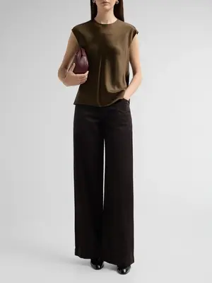 Vince Cap Sleeve Top - Cypress