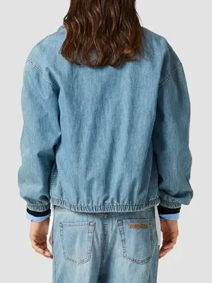 Miu Miu Chambray Blouson Jacket