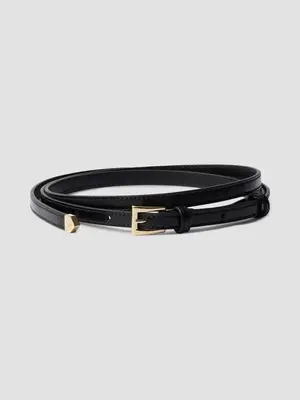 Prada Leather Belt - Black