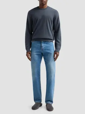 Vince Cashmere Crewneck Sweater - Azure