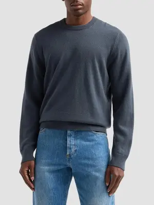 Vince Cashmere Crewneck Sweater - Azure