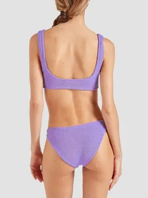 Hunza G Xandra Textured Bikini - Lilac