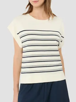 Max Mara Short Sleeved Viscose Sweater
