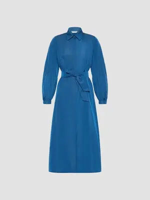 Max Mara Taffeta Shirt Dress