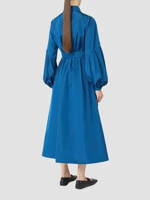 Max Mara Taffeta Shirt Dress