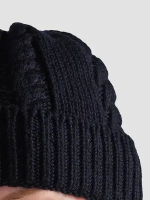 Prada Wool Beanie - Blue