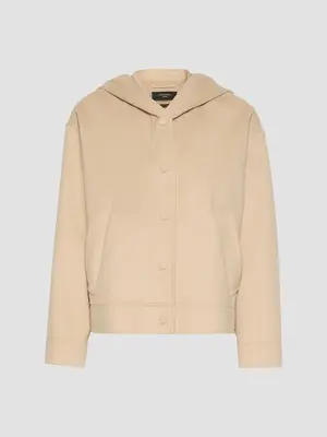 Max Mara Double Wool Hooded Jacket