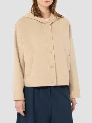 Max Mara Double Wool Hooded Jacket