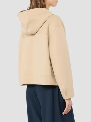 Max Mara Double Wool Hooded Jacket