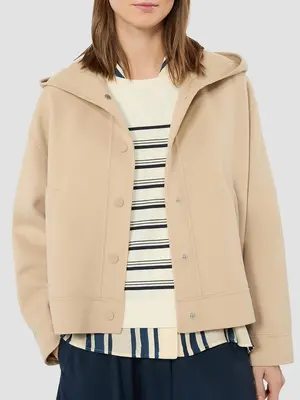 Max Mara Double Wool Hooded Jacket