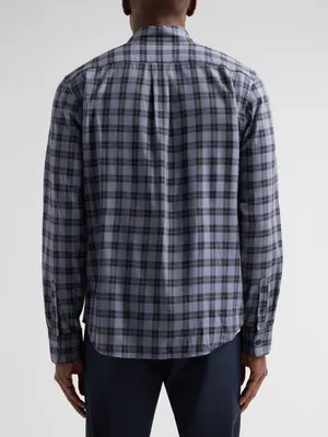 Vince Allen Plaid Cotton Shirt
