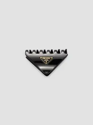 Prada Plexiglas Claw Clip - Black
