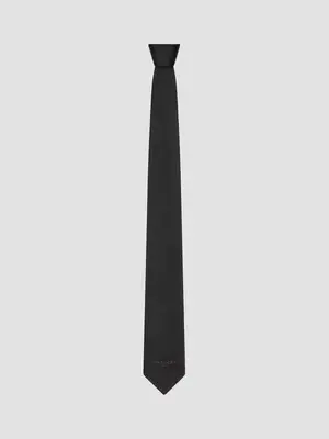 Givenchy Paris Tie In Silk Jacquard - Black