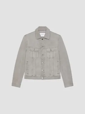 Givenchy Jacket In Denim With Crease Effect