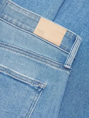 Paige Anessa High-rise Raw-hem Straight Jeans