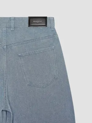Givenchy Couture Seam Jeans With Striped Reverse