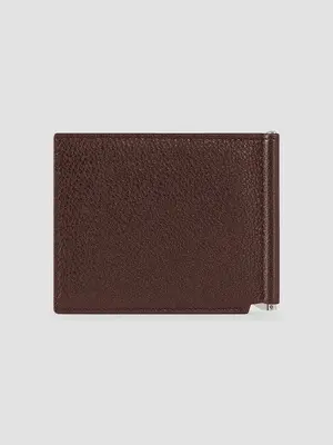 Givenchy Wallet In Grained Leather With Clip