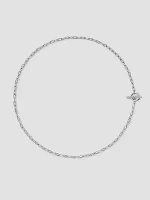 David Yurman Madison Toggle Chain Necklace In Sterling 3mm - Silver
