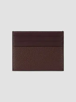 Givenchy Card Holder In Grained Leather