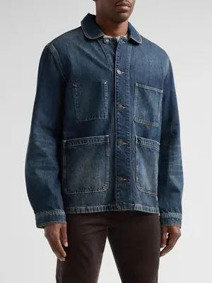 Paige Trevino Cotton Denim Chore Jacket