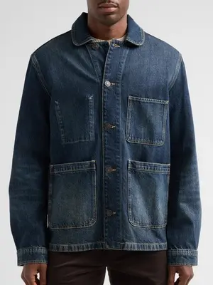 Paige Trevino Cotton Denim Chore Jacket