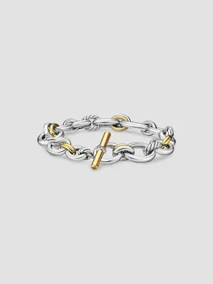 David Yurman Dy Mercer Chain Bracelet In Sterling - Diamond
