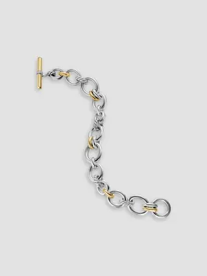 David Yurman Dy Mercer Chain Bracelet In Sterling - Diamond