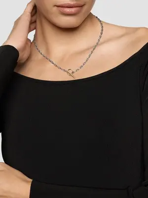 David Yurman Madison Toggle Chain Necklace In Sterling