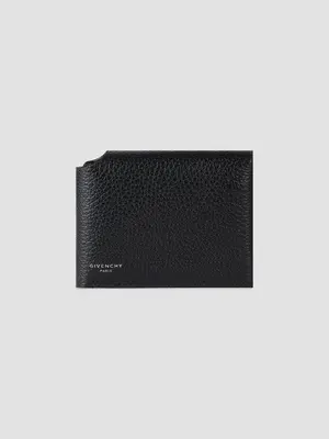 Givenchy Fold Wallet In Grained Leather